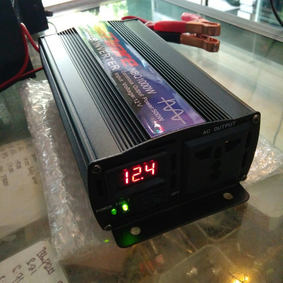 Jual inverter dc to ac 12V to 220V Pure Sine Wave PSW 500 watt 500W murni | Shopee Indonesia