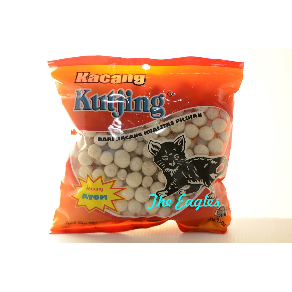 Jual KACANG ATOM MURAH KUTJING SOLO 250g HALAL SNACK CAMILAN CEMILAN ...