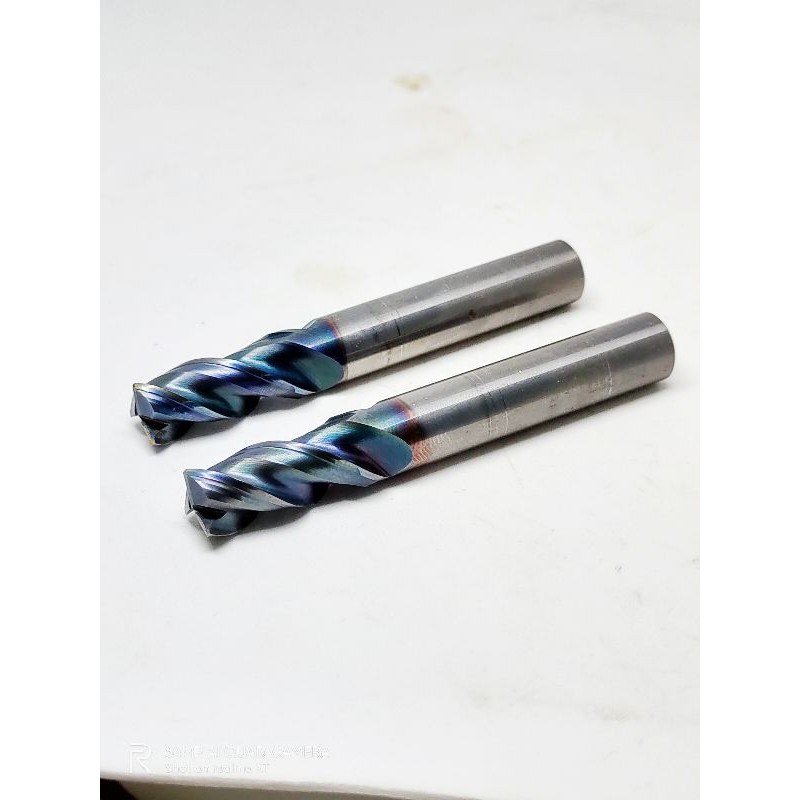 Jual Endmill Carbide 9.8 MM 3F Shank 10 MM. Mata Pisau Milling Cutter ...