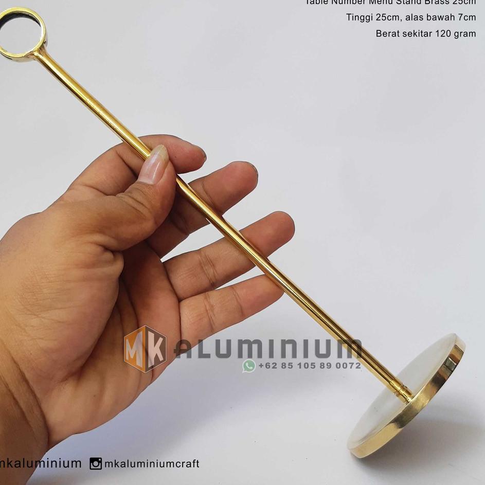 Jual Best! Tiang Nomor Meja atau Card holder - Table Number Menu Stand ...