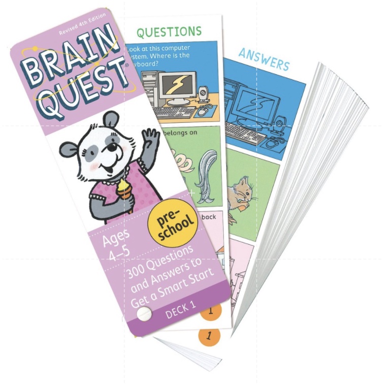 Jual Brain Quest Card Deck / Brainquest Question Flash Cards | Shopee ...