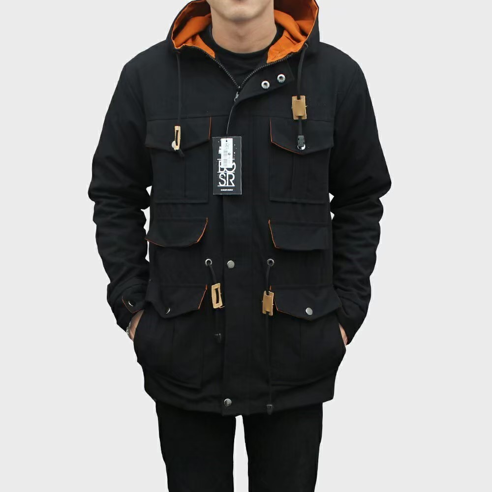 Jual Jaket Parka Pria Suede / Jaket Parka Suede Premium / Jaket Parka ...