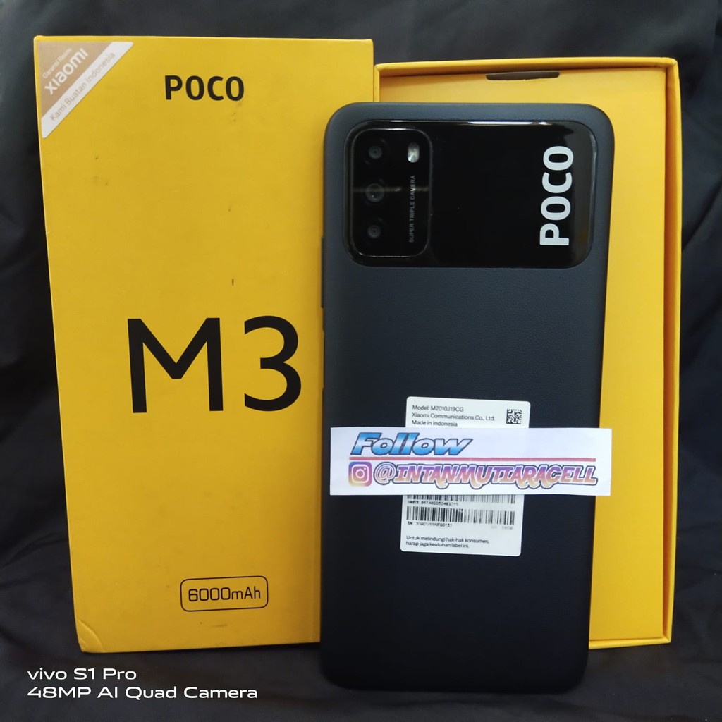 Jual Xiaomi Poco M3 Ram 4/64GB | Rom 6/128GB (SECOND) | Shopee Indonesia