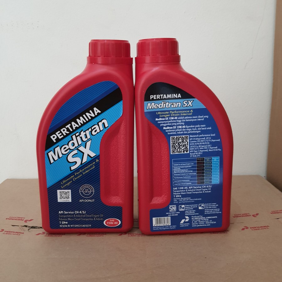Jual Oli Pertamina Meditran SX 15w-40 CH-4/SJ Mesin Diesel 1 Liter | Shopee Indonesia