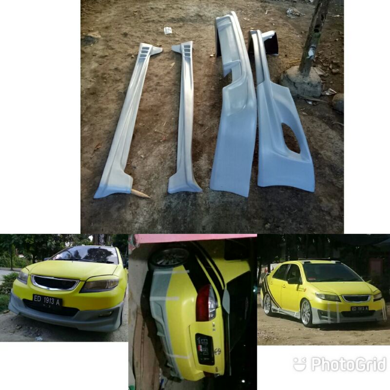 Jual bodykit vios gen 1 plus spoiler | Shopee Indonesia