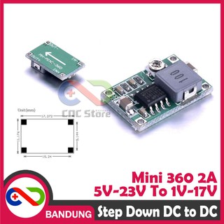 Jual SUPER MINI 360 ULTRA SMALL ADJUSTABLE DC STEP DOWN LM2596 2A 5V ...
