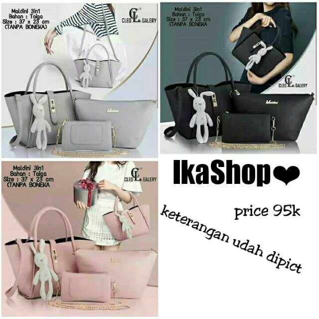 Jual Tas Maldini 3in1 | Shopee Indonesia
