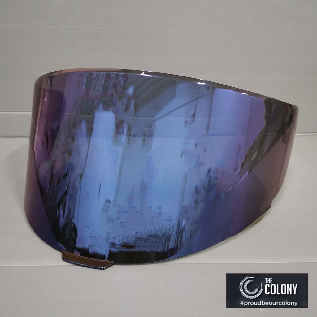 Jual VISOR KACA TT COURSE IRIDIUM BLUE OSBE | Shopee Indonesia