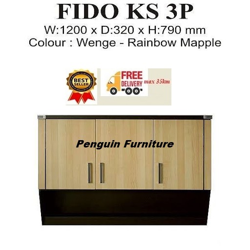 Jual Kitchen Set Atas 3 Pintu / Rak Dapur Atas Activ Fido KS 3P | Shopee Indonesia