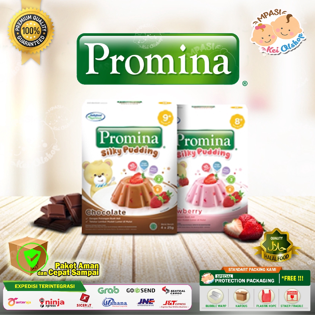 Jual Promina Silky Pudding 8-9bln++ Strawberry / Chocolate 100gr ...