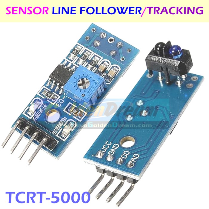 Jual Sensor Line Follower Tracker Tracer Tcrt 5000 Tcrt5000 Garis Infra