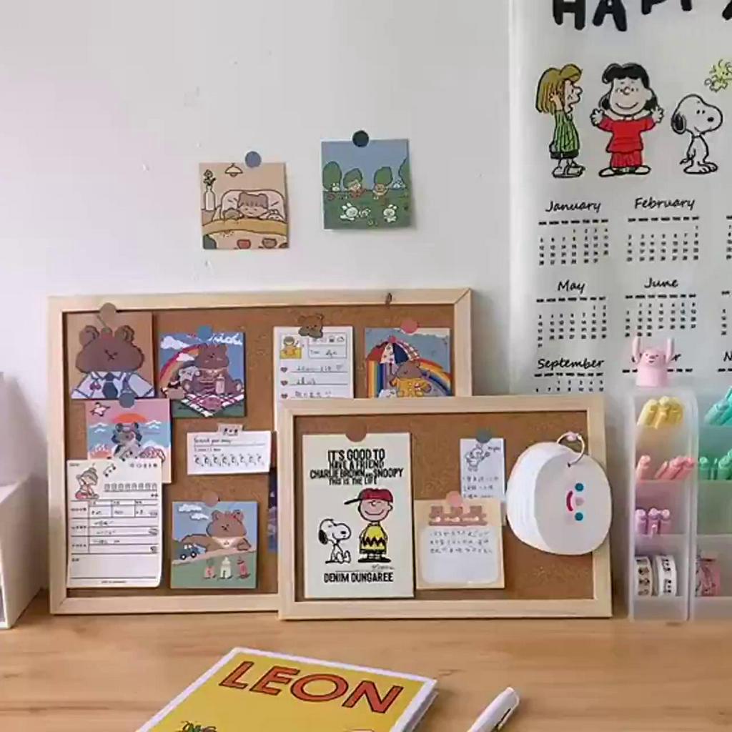 Jual 60x90CM Message Board / Cork Board / Vision Board / Mading Kamar ...