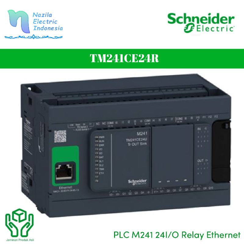 Jual Schneider Modicon TM241CE24R PLC M241 24 I/O Relay Output Original | Shopee Indonesia
