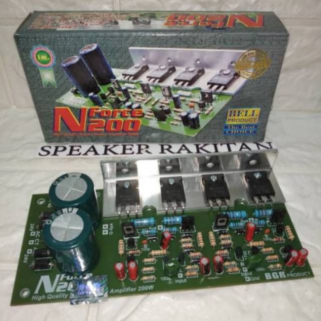 Jual Kit power amplifier stereo 200W + PSU NForce 200 | Shopee Indonesia