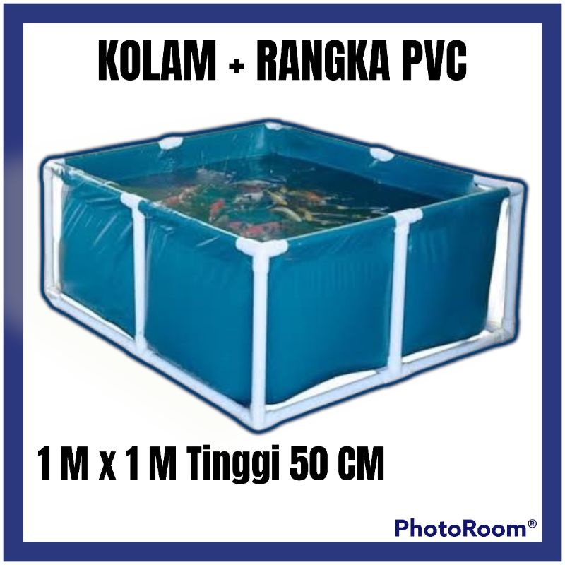 Jual KOLAM RANGKA PIPA PVC / TERPAL KOLAM / KOLAM TERPAL / KOLAM KOTAK ...