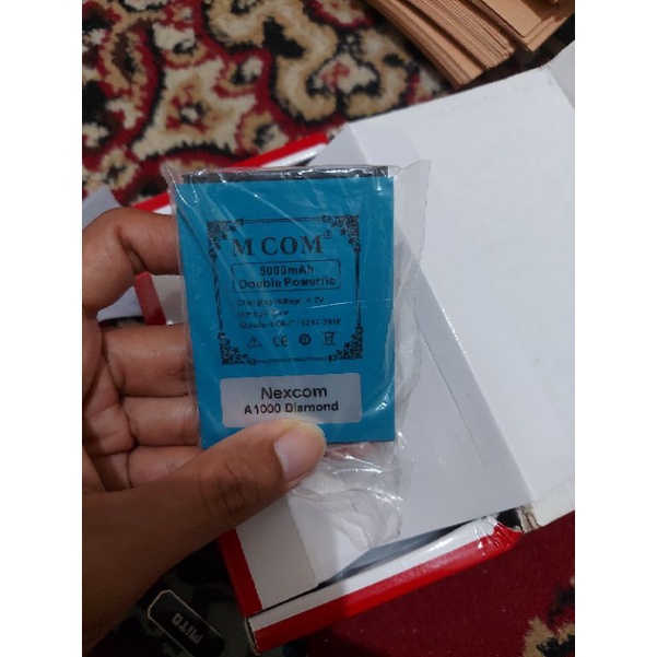 Jual Baterai batre batrai nexcom a1000 diamond soket tengah | Shopee Indonesia