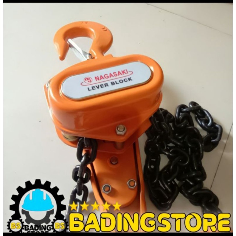 Jual LEVER BLOCK 6 TON X 1,5 METER LEVER HOIST 6 NAGASAKI 1,5 METER ...