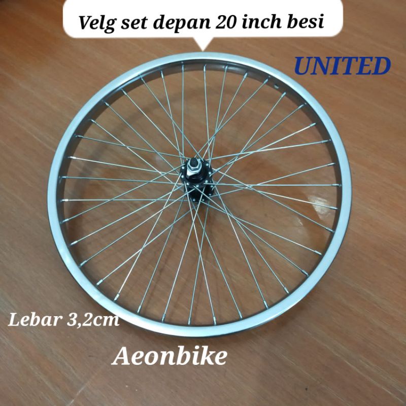 Jual velg set jadi depan ukuran 20inch merk united bahan besi tinggal ...