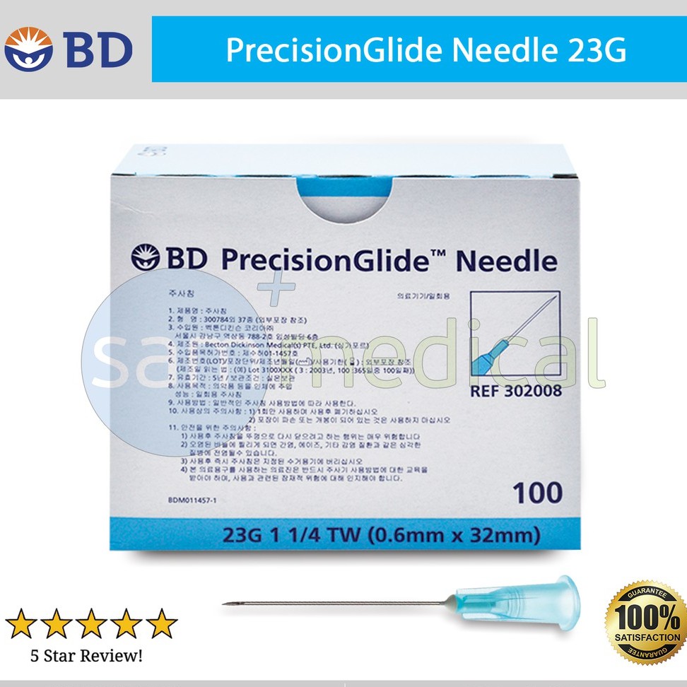 Jual BD Precision Glide Needle / Jarum Suntik / Nedle Medis @ PER 10 ...
