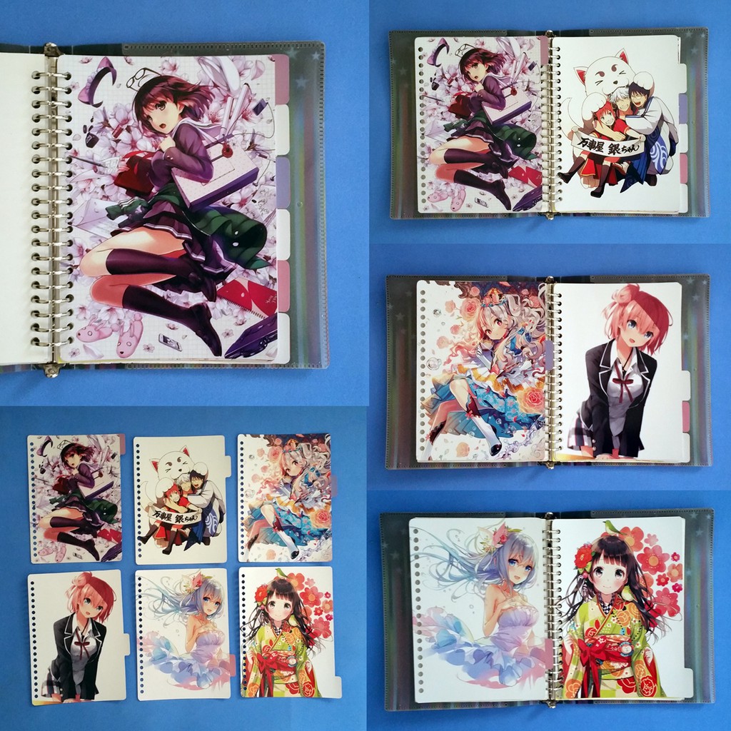 Jual Pembatas Anime Girls Binder 2 Ring, 6 Ring, 20 Ring, 26 Ring 1 Set ...