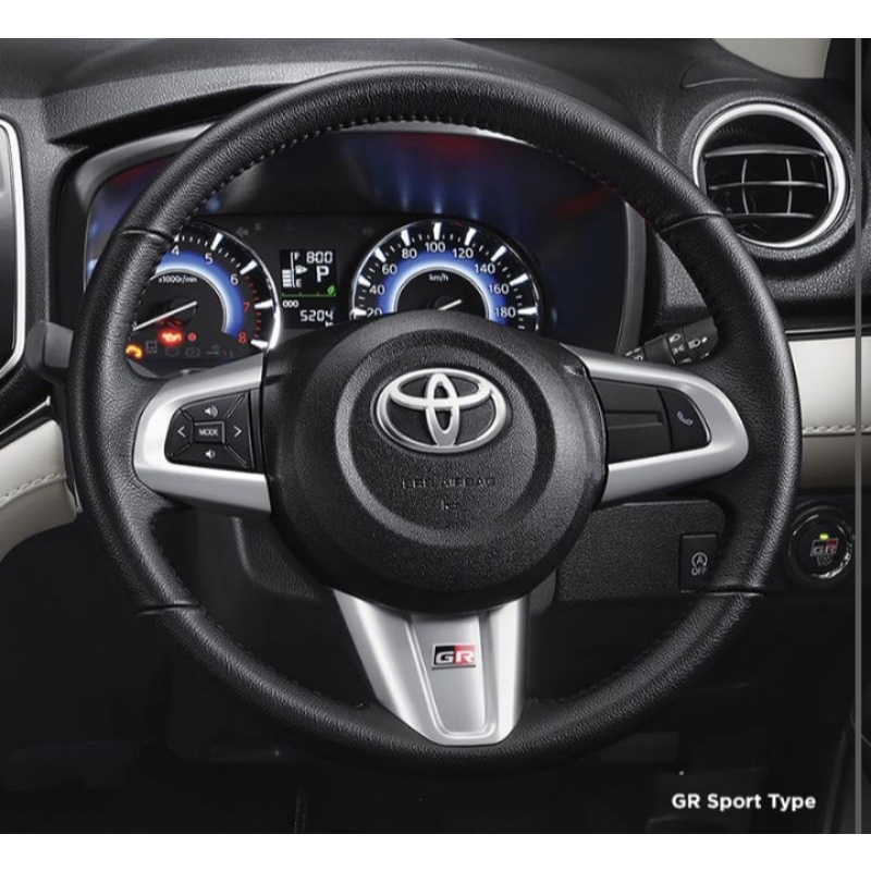 Jual sticker stiker emblem logo GR SPORT stir steer setir mobil Rush ...