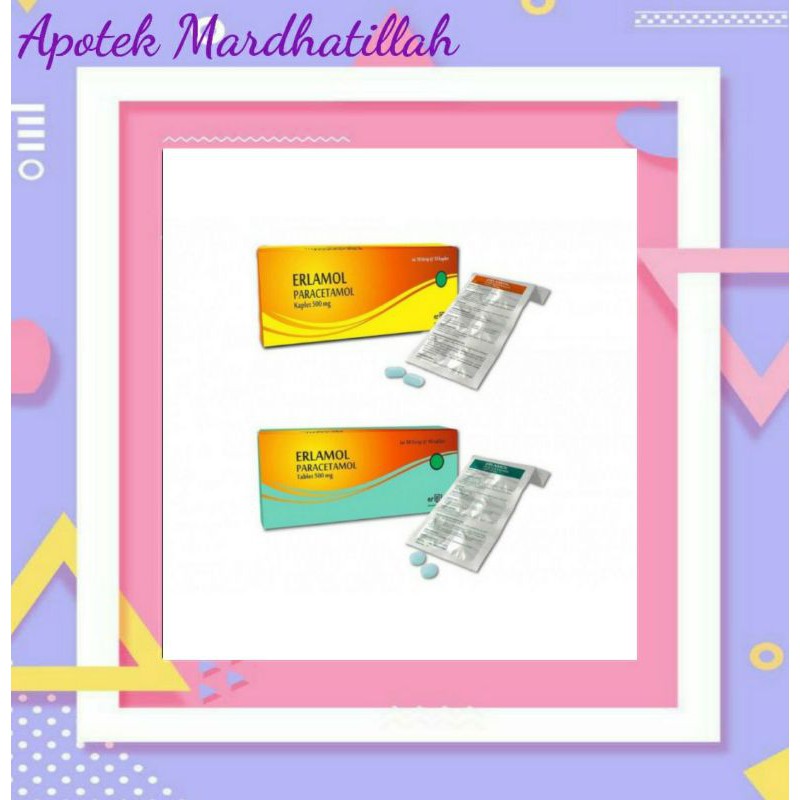 Jual Erlamol 500mg Tablet | Shopee Indonesia