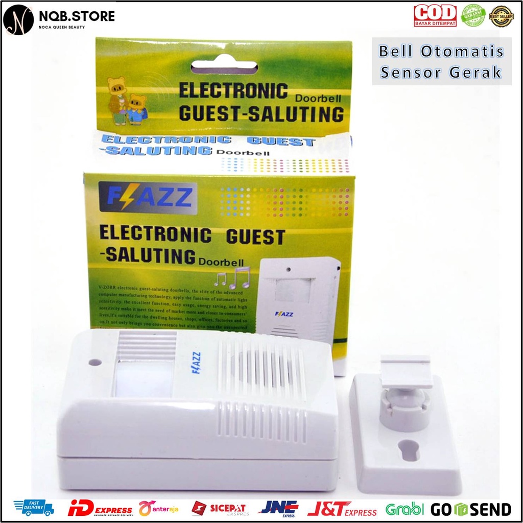 Jual NQB - BEL Pintu Rumah Otomatis Sensor Gerak - Door Bell Motion ...