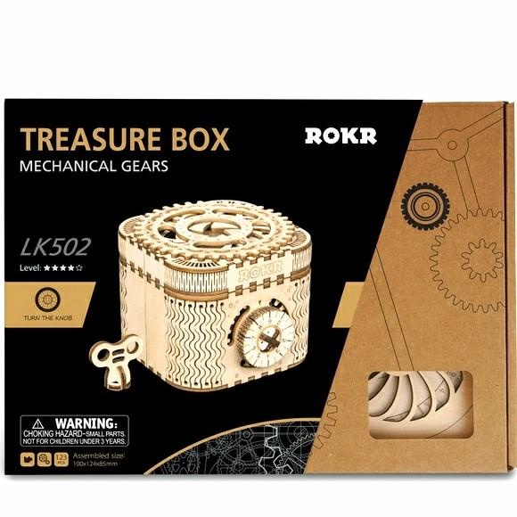 Jual Puzzle | Rokr 3D Wooden Puzzle Self , Treasure Box Mechanical ...
