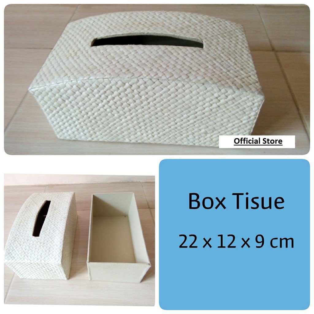 Jual Box Tissue Bali dari anyaman Pandan Bisa Buat Hiasan Meja | Shopee ...