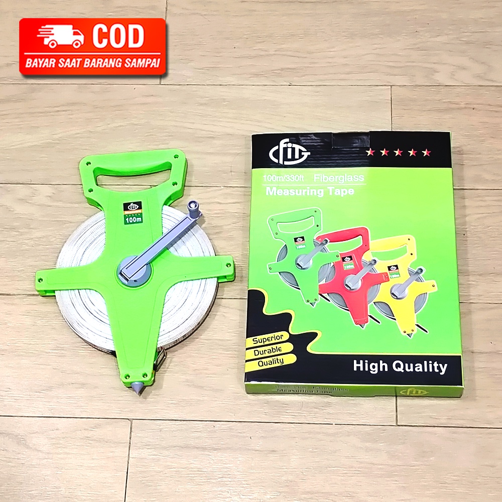 Jual METERAN TANCAP 100 METER / METERAN ROLL GULUNG 100 METER / METERAN ...