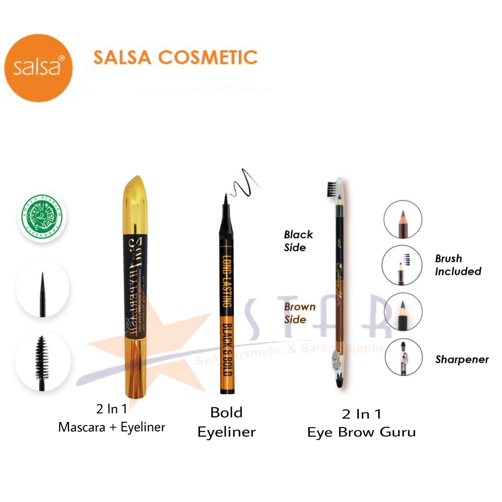 Jual Salsa Eye Brow / Mascara / Eye Liner | Shopee Indonesia