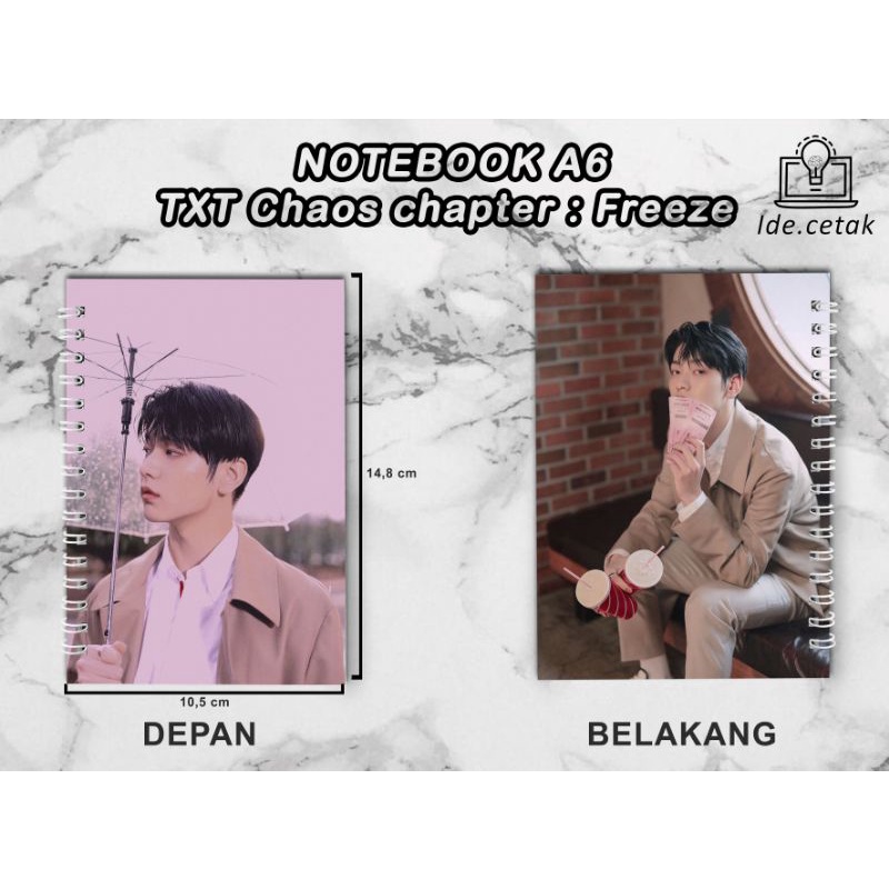 Jual Notebook TXT A6 Unofficial / Buku Diary Notes A6 Kpop Murah | BACA ...