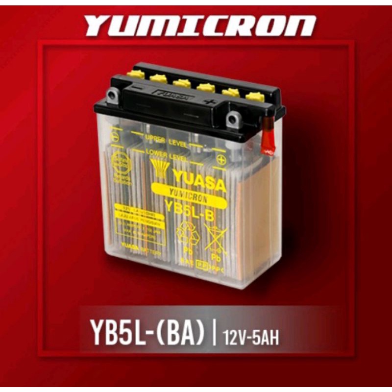 Jual Yuasa Aki YB5L-B Jupiter MX 135 Vega RX-Z Mio RX-R Shogun Satria Titan Motor Yamaha ...