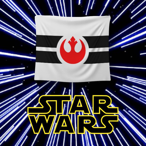 Jual bendera STAR WARS REBEL ALLIANCE flag poster kain tapestry hiasan ...