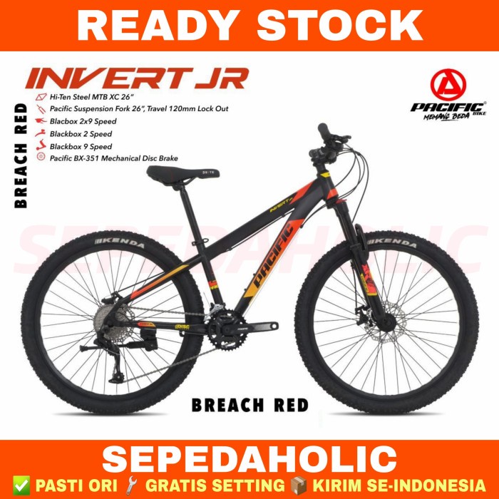 Jual Sepeda Gunung 26 Inch MTB PACIFIC INVERT JR 21 Speed Cakram ...