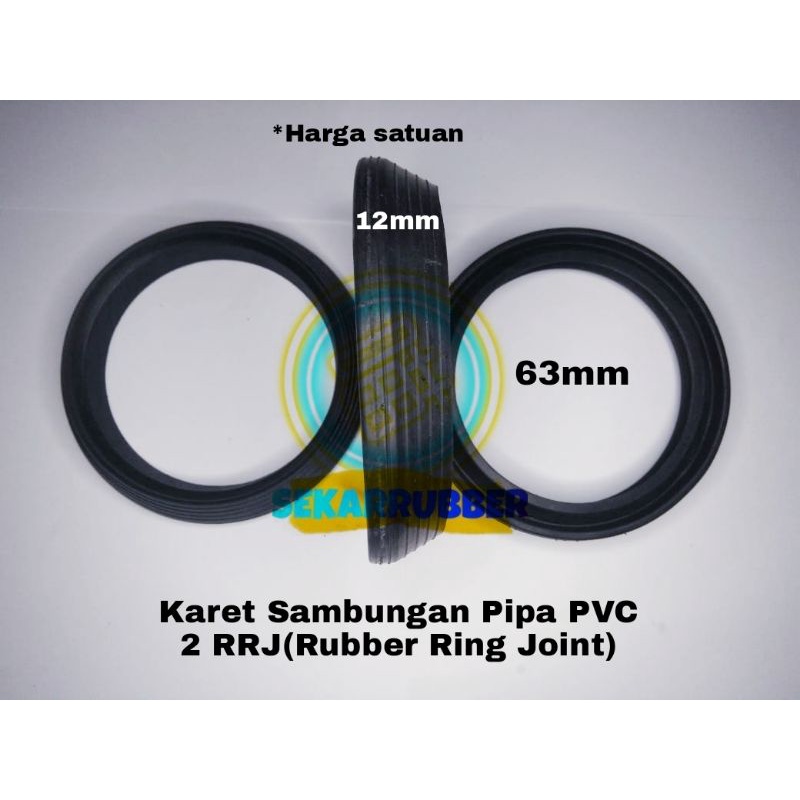 Jual Karet Sambungan PVC 2 Inchi Rubber Ring Joint Diameter Dalam 63mm ...