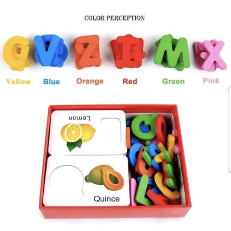 Jual ENGLISH LETTER IDENTIFICATION CARD | Shopee Indonesia