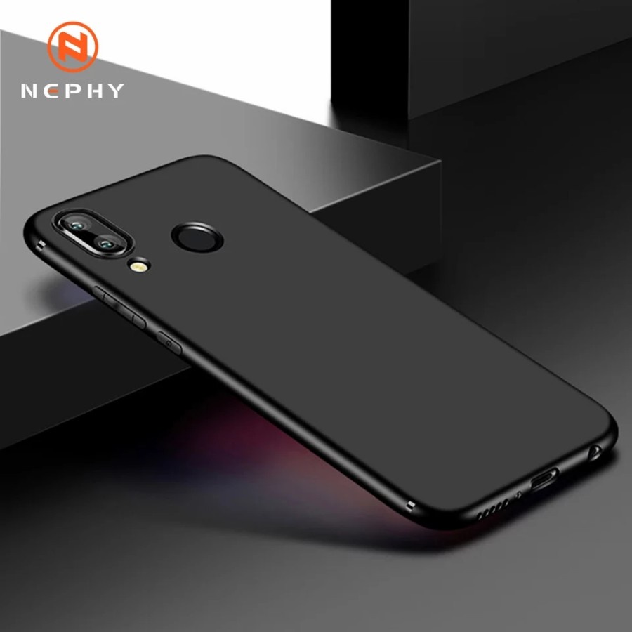 Jual P/B- CASE XIAOMI REDMI 7 SILICONE MATTE CASE SOFT BLACK CAMERA ...