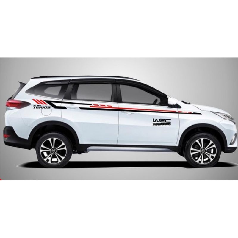 Jual 0002 sticker cutting mobil all NEW TERIOS list body samping ...