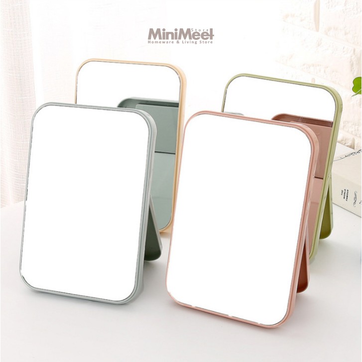 Jual Cermin Kaca Rias Persegi Kotak Simpel Praktis Portable Nordic ...