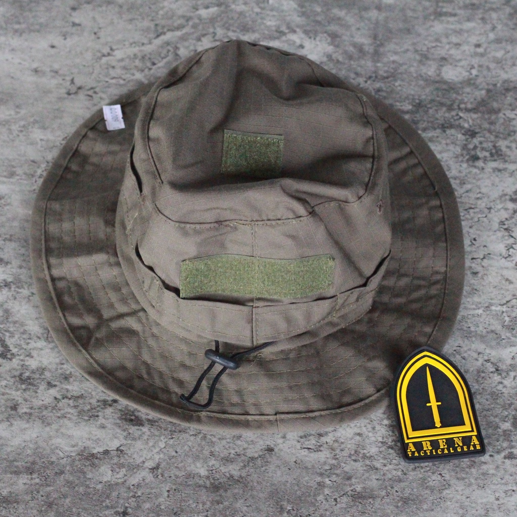 Jual Arena - Topi Rimba Brimob Warna Hijau Tactical / Topi Pasukan ...
