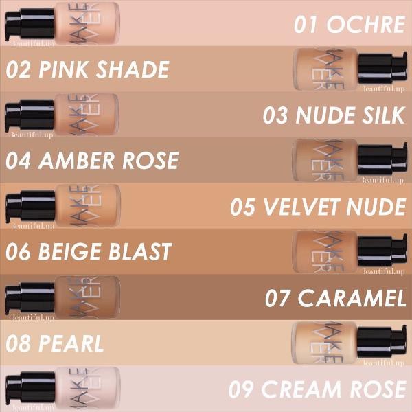 Jual Make Over Ultra Cover Liquid Matt Foundation 33 ml | Shopee Indonesia