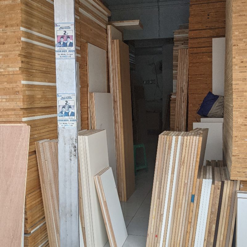 Jual 40x120cm 15mm triplek multiplek meranti halus plywood | Shopee ...