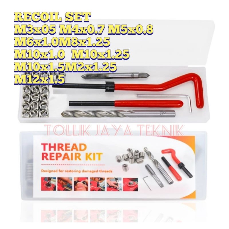 Jual Recoil Set.Alat Repair Baut Slek.Recoil Set Tap Handle dll. M3 M4 M5 M6 M7 M8 M10 M12.baru ...
