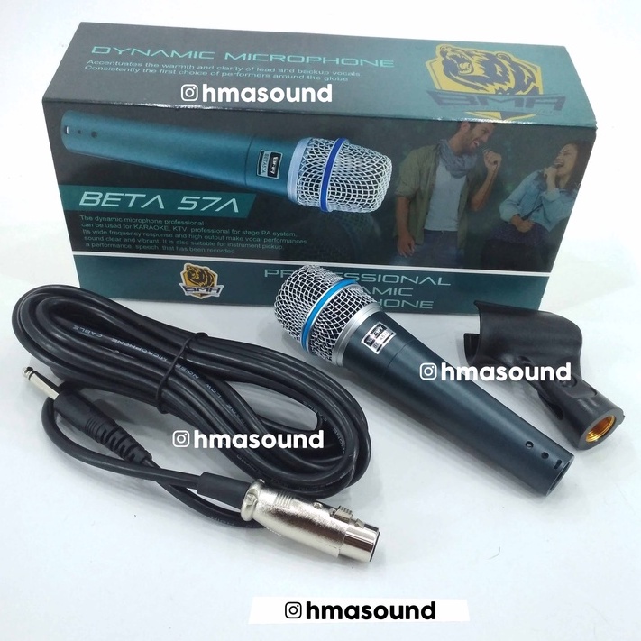 Jual Mic Microphone Kabel BMA Beta 57 A | Shopee Indonesia