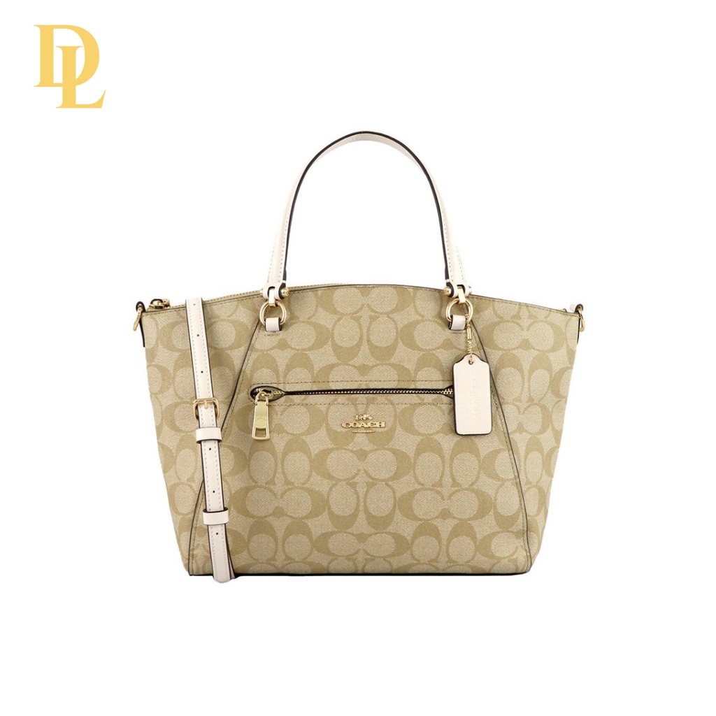 Jual PRAIRIE SATCHEL IN SIGNATURE CANVAS (COACH F79998) | Shopee Indonesia