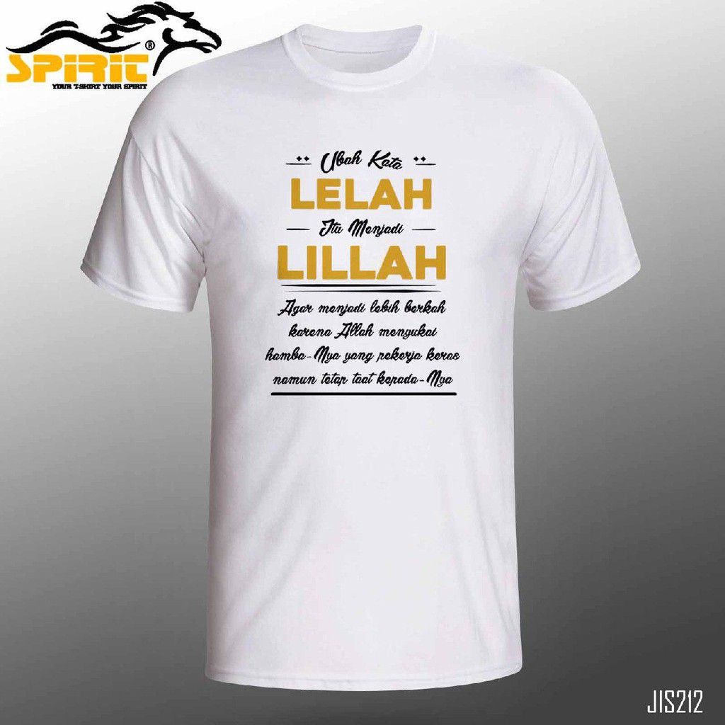 Jual BAJU KAOS DISTRO QUOTE ISLAMI TERBARU ALL COLOR ALL SIZE PRIA ...