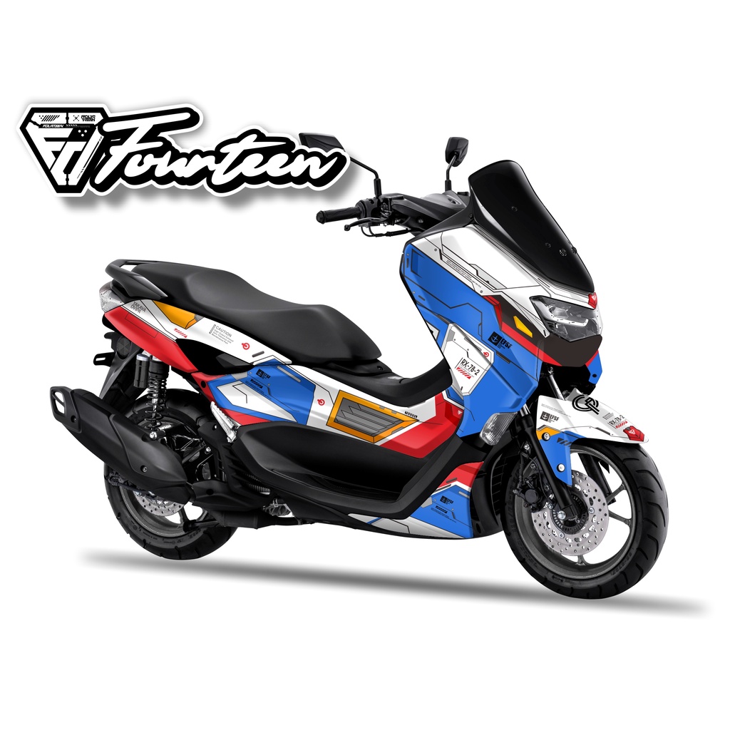 Jual DECAL GUNDAM NMAX NEW - STIKER FULLBODY NMAX 2020 | Shopee Indonesia