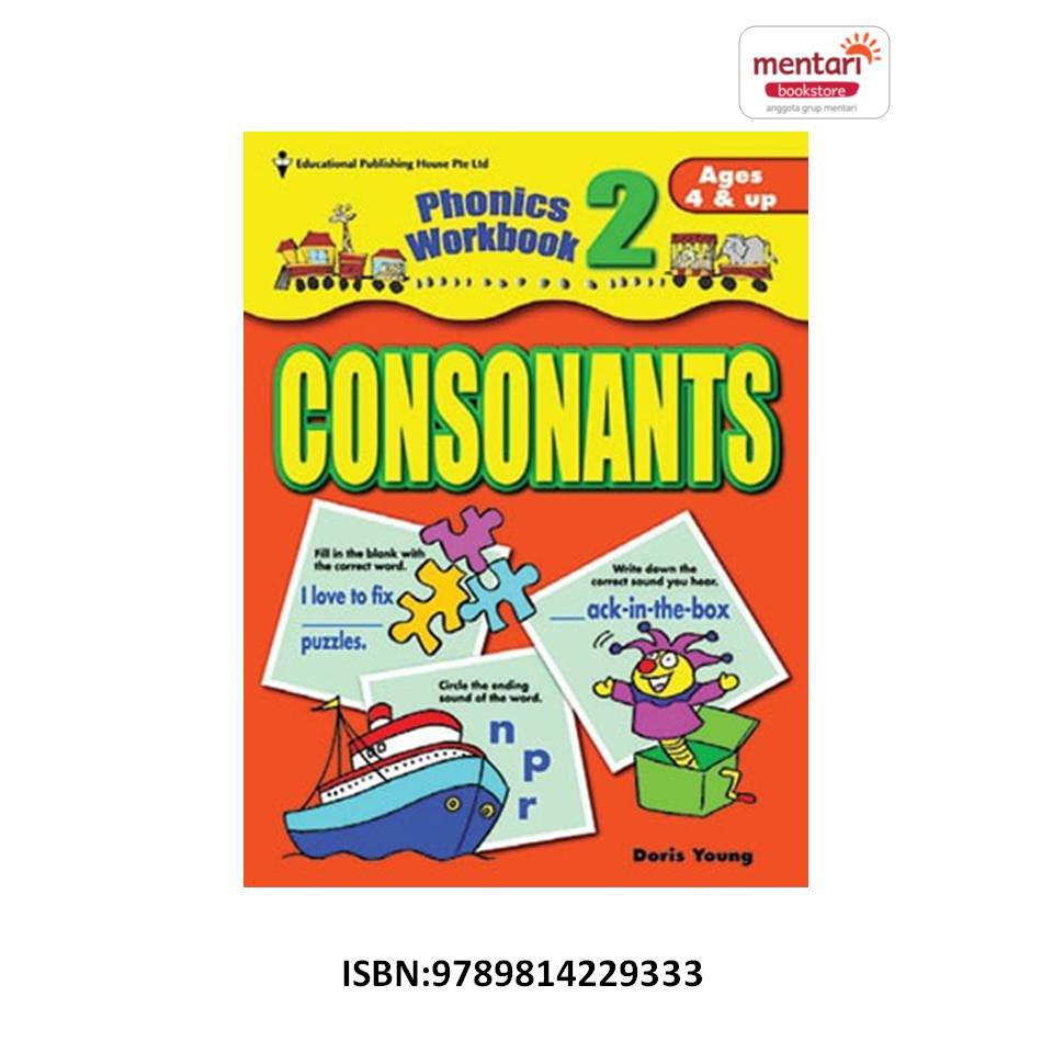 Jual Phonics Workbook 2 Consonants | Shopee Indonesia