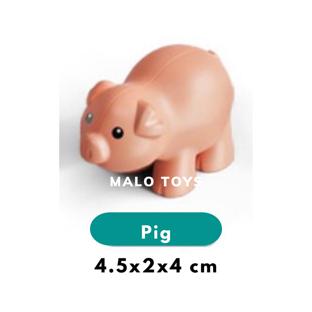 Jual MALOTOYS - Feelo Animal Figurine Bricks 1 pcs Building Blocks ...